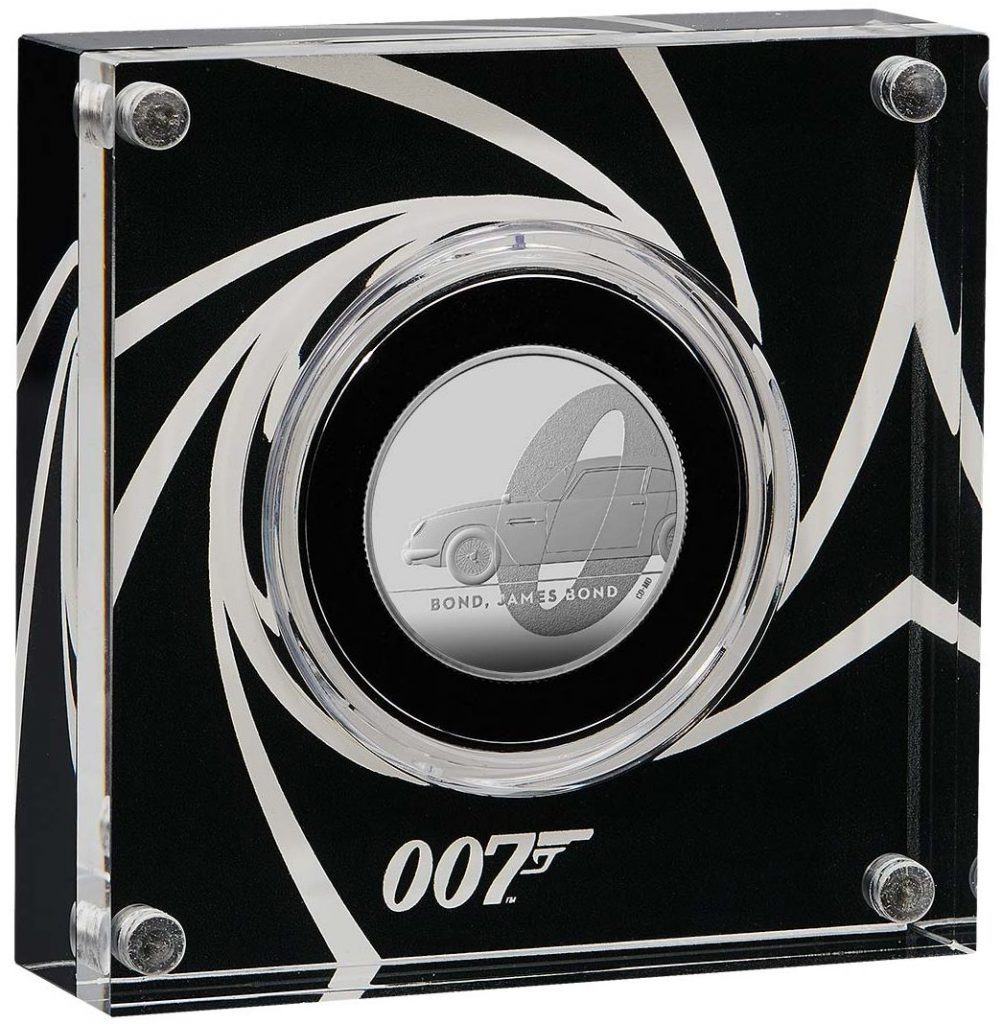 British Royal Mint James Bond 2020 UK Half Ounce Silver Proof Coin