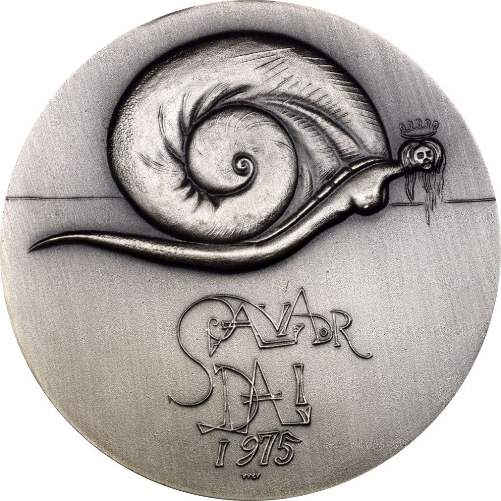 The Ten Commandments Original Silver Medal By Salvador Dalí